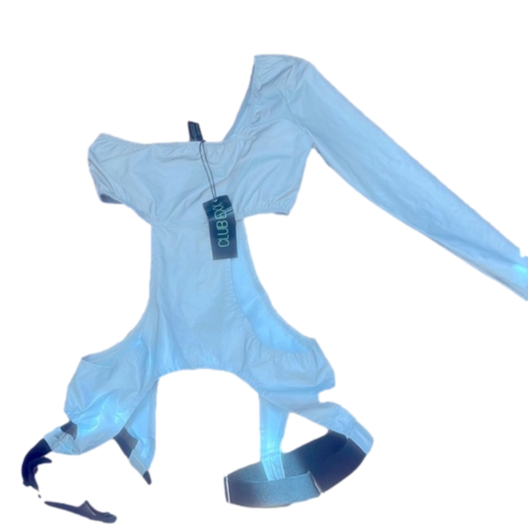 Dolls Kill | Tops | Clubexx Reflective Top | Poshmark